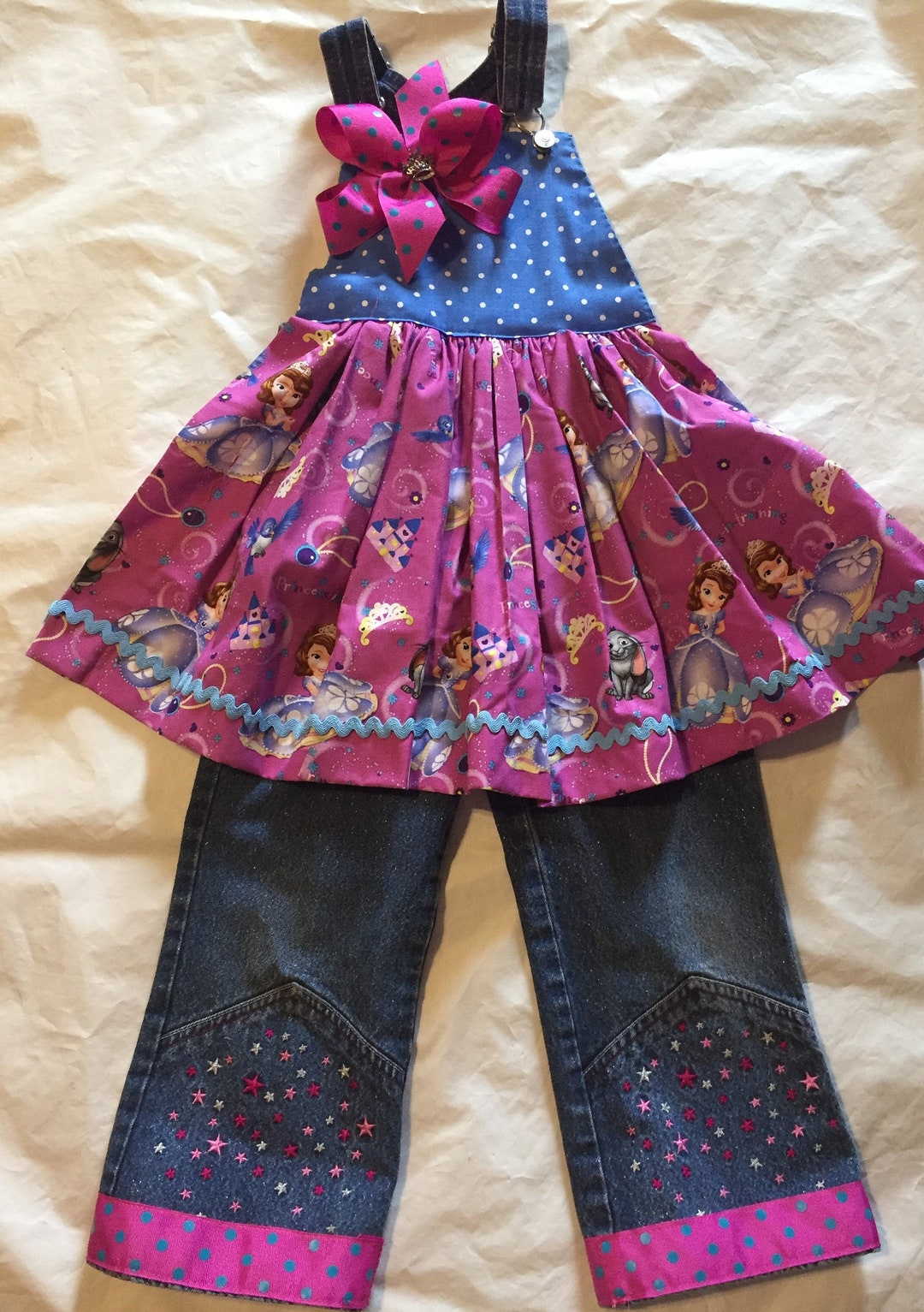 Sofia the First Overalls - Etsy