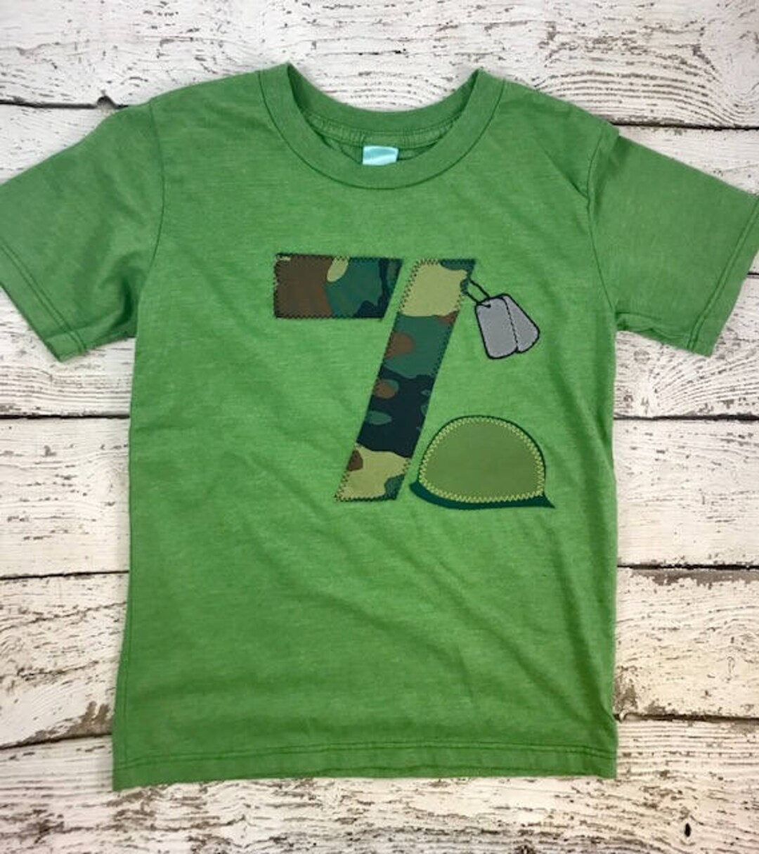 Army Party, Military Birthday Party, Army Shirt, Army Decor, Camo Boys ...