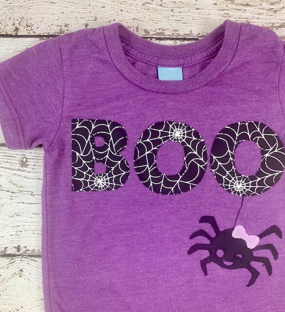 Girls Halloween outfit girls boo shirt ghost shirt girly | Etsy