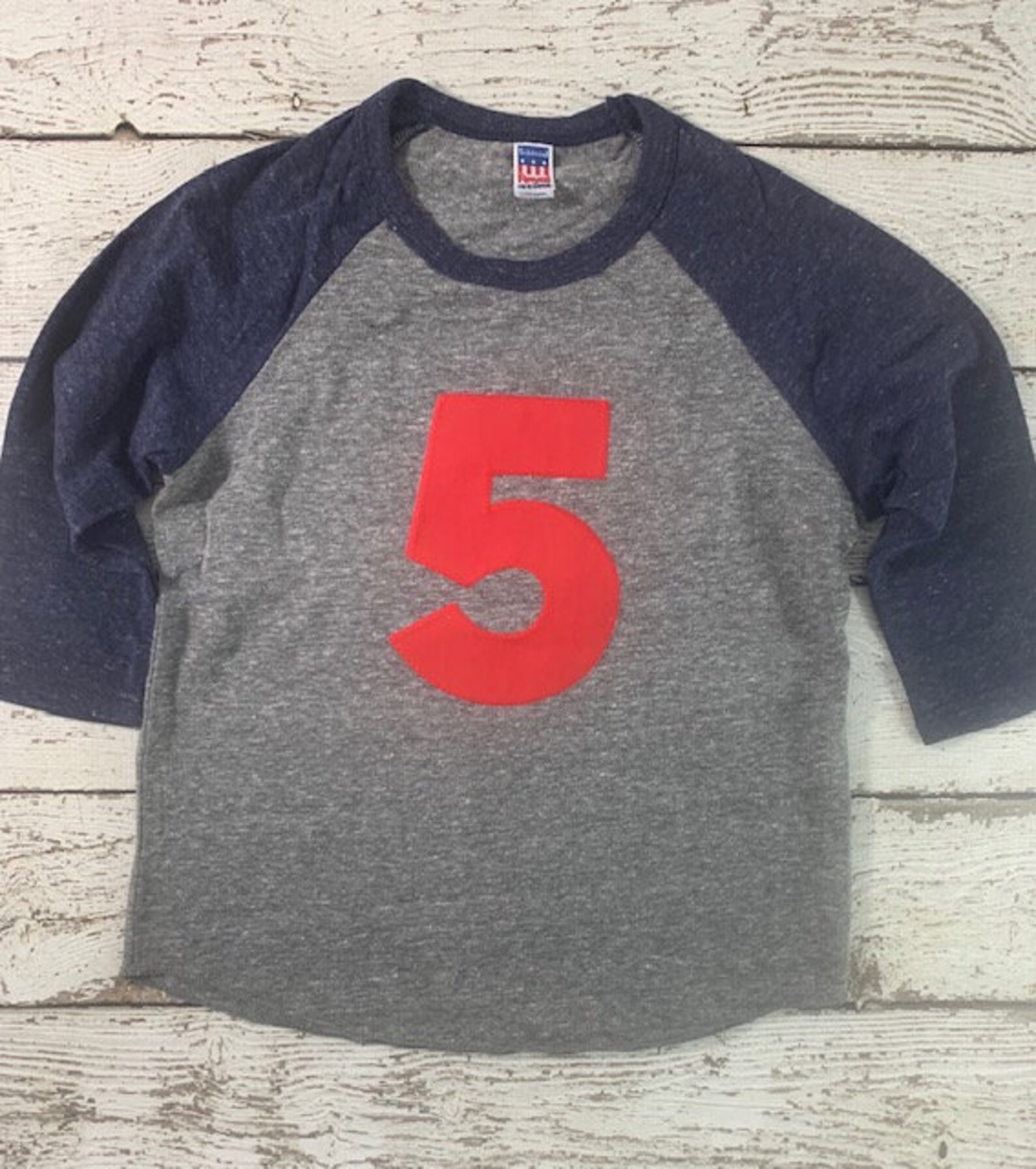 Raglan Birthday Shirt Birthday Number Number Shirt | Etsy