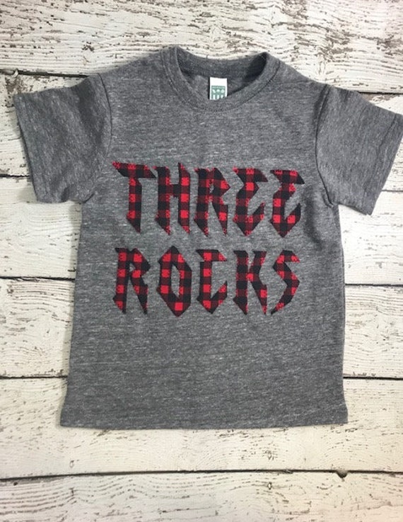 Rockstar birthday shirt, three rocks, two rocks etc, rock and roll ...