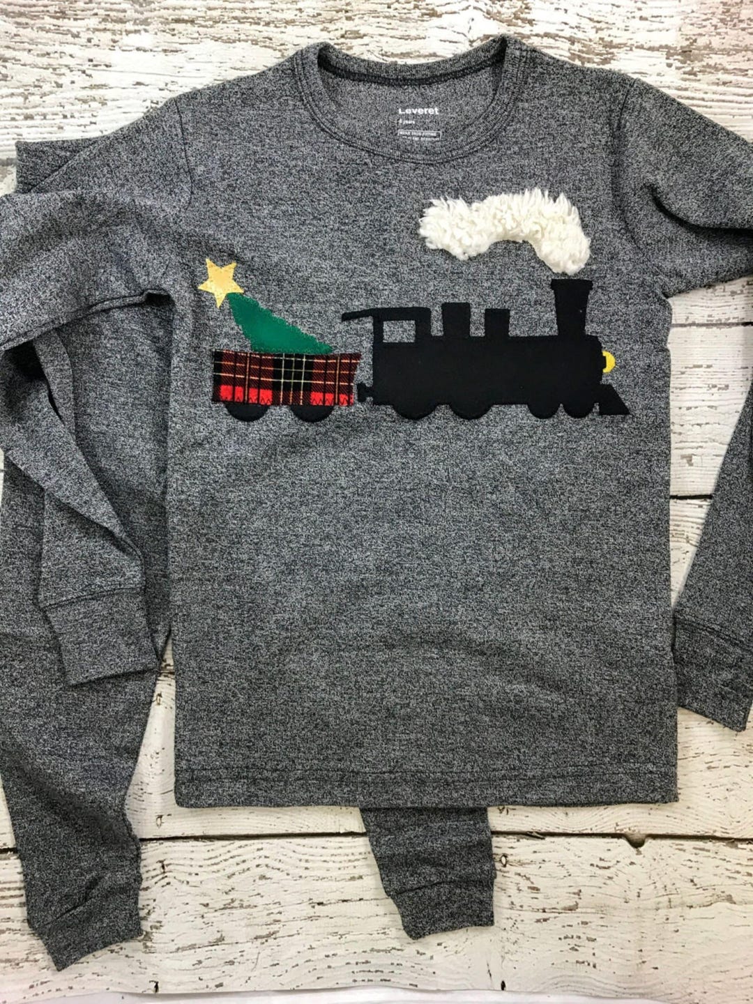 Boy Train Pajama Set, Polar Express Outfit, FAMJAMS, Tradition: Family ...