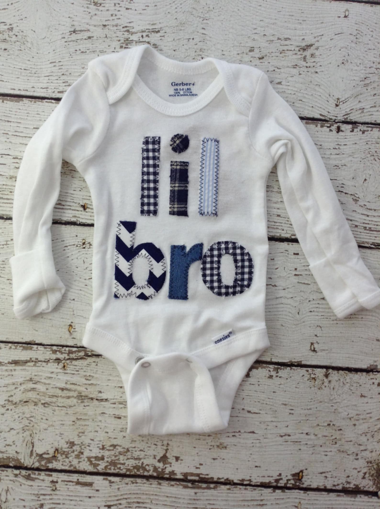 Newborn One Piece Newborn Gift Little Brother One Piece Lil - Etsy