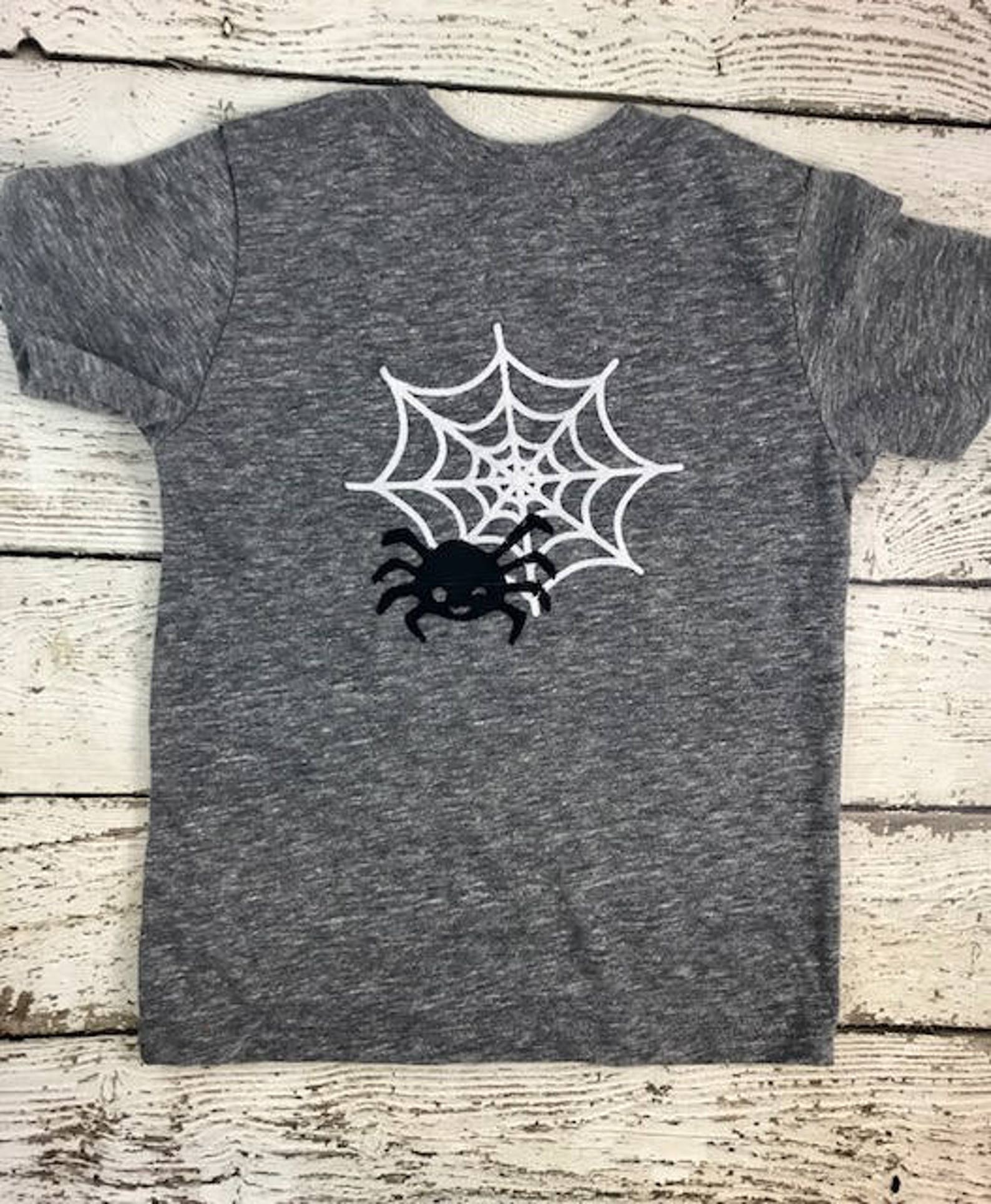 Halloween Shirt Spider Shirt Spider Web Spider Web Shirt | Etsy