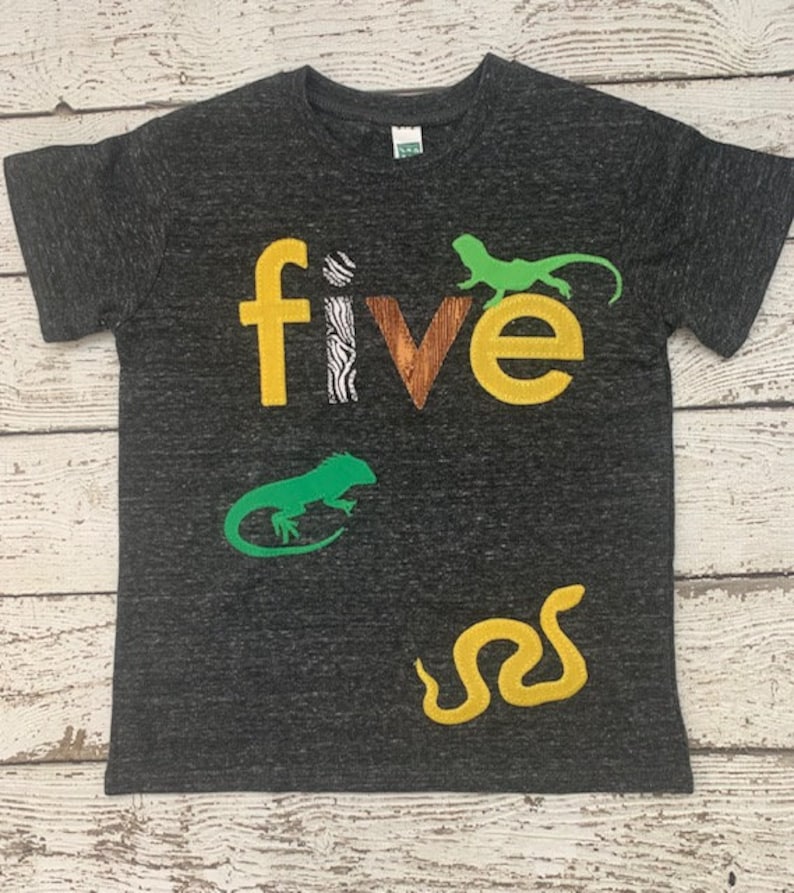 Reptile Shirt for Boys Lizard Shirt for Boys Reptile Party | Etsy