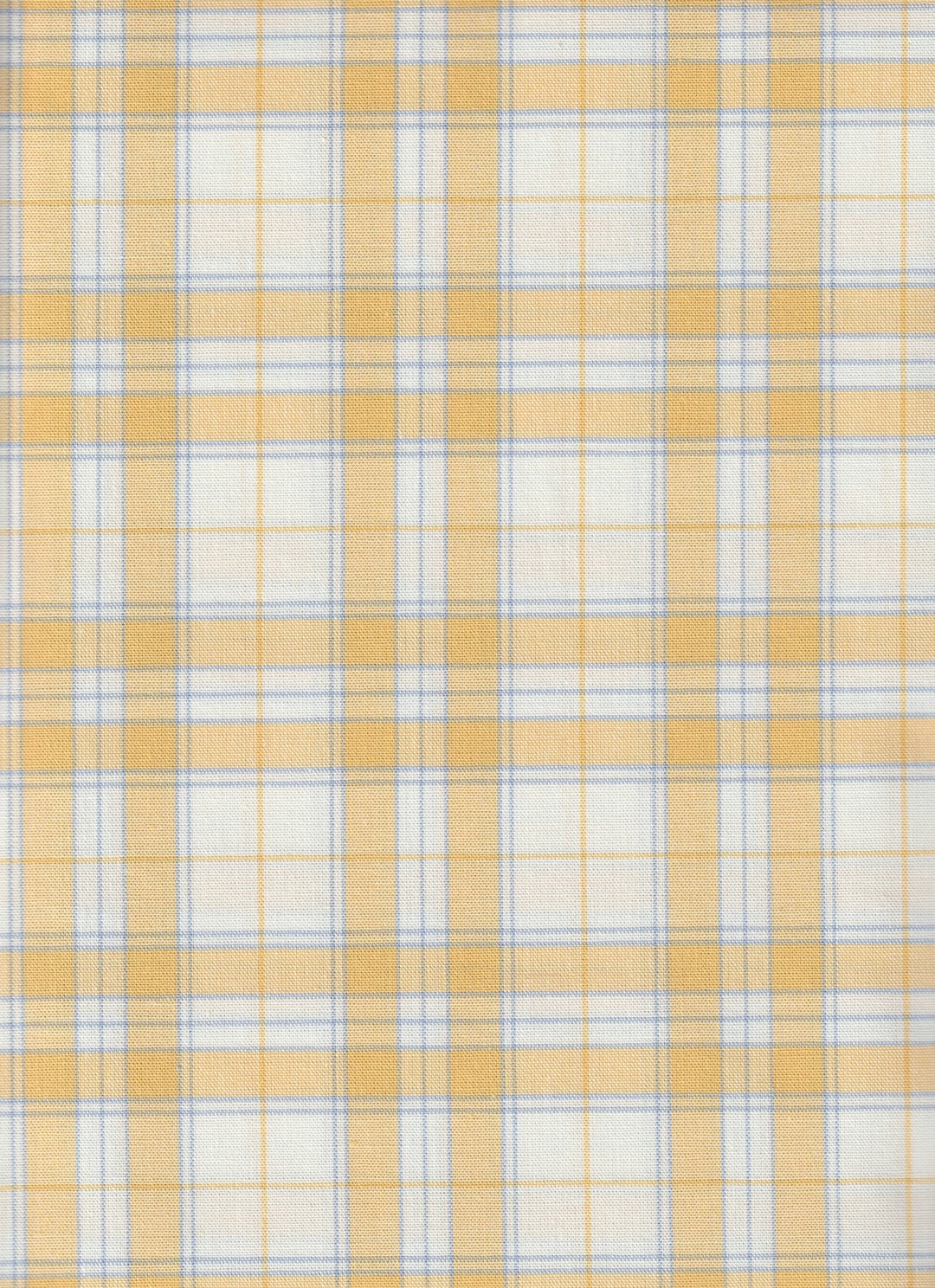 3 Yards Yellow Plaid Fabric, Light Upholstery or Drapery Fabric, Home ...