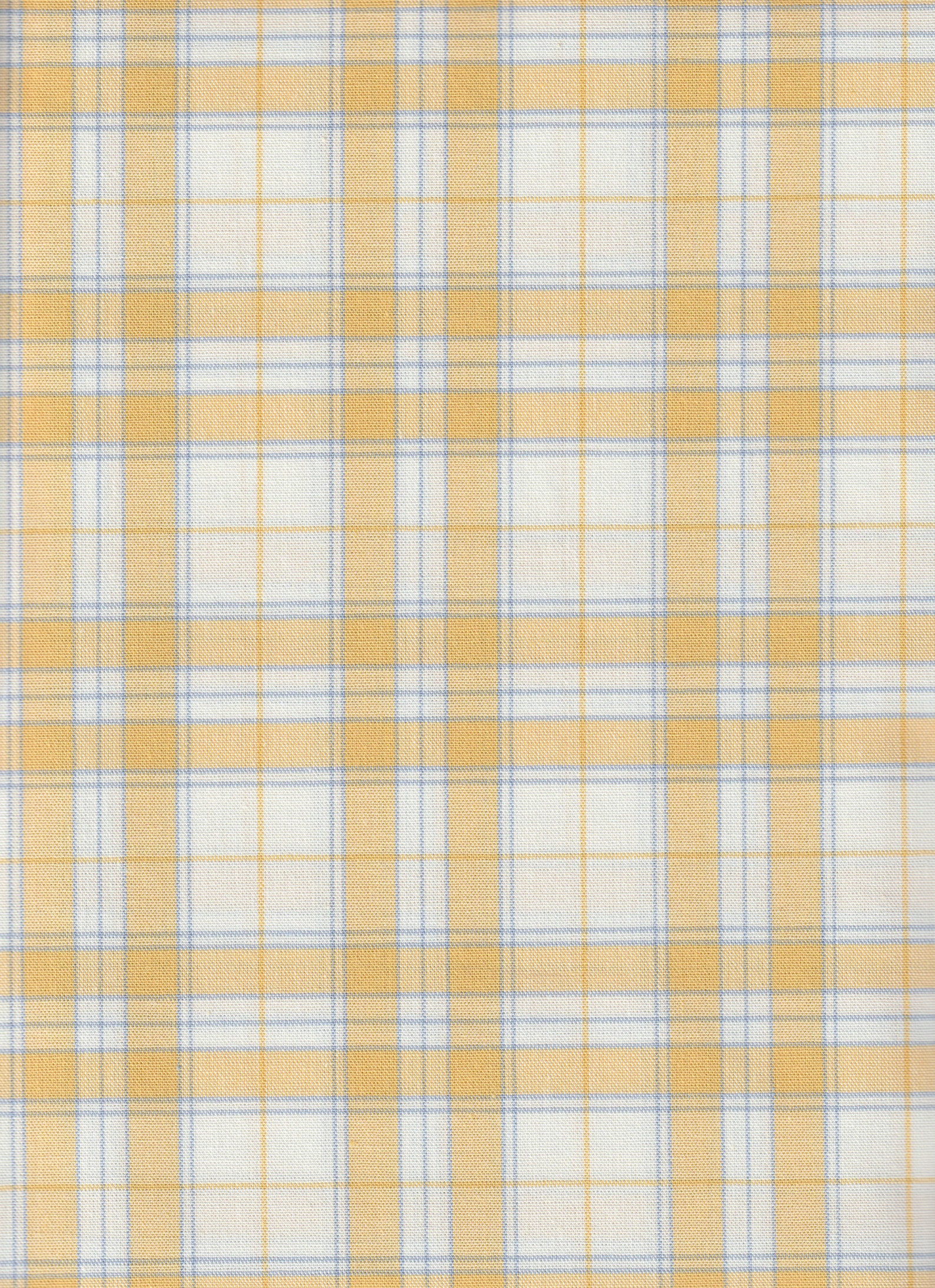 3 Yards Yellow Plaid Fabric, Light Upholstery or Drapery Fabric, Home ...