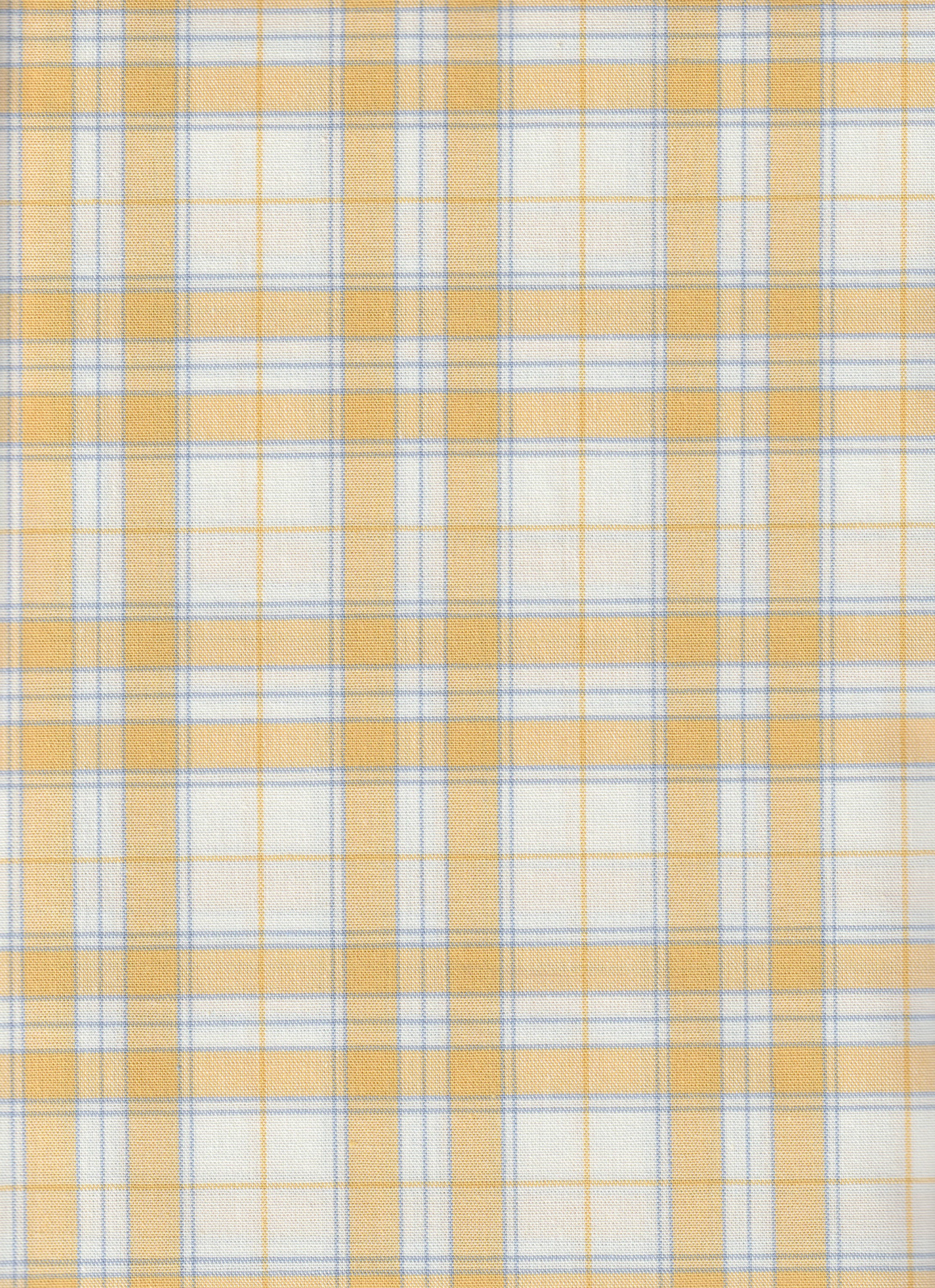 3 Yards Yellow Plaid Fabric, Light Upholstery or Drapery Fabric, Home ...