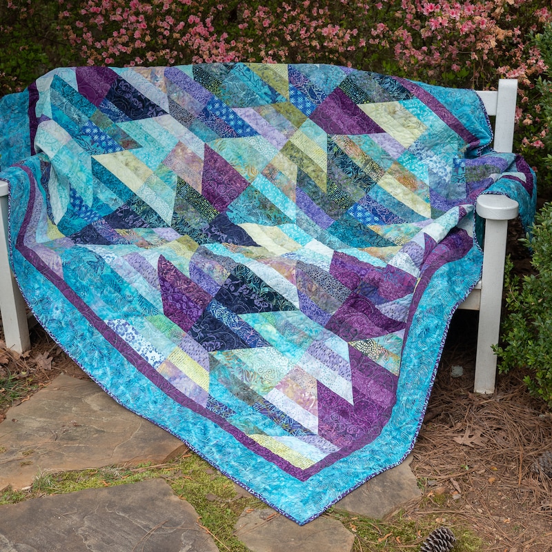 Geometric Quilt - Etsy