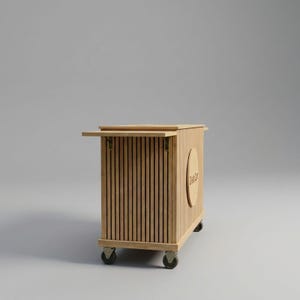 DIY Collapsible Coffee Cart Blueprint Plans PDF | Mobile Espresso Bar ...