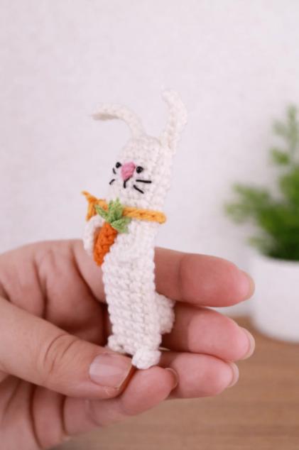 Bunny Fidget Clicker Crochet Pattern PDF | Amigurumi Pocket Friend ...