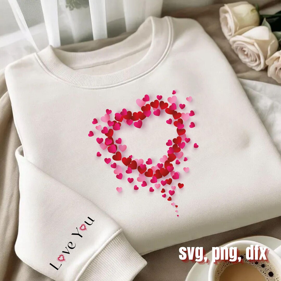 Valentine’s Day Heart PNG | Red & Pink Coquette Heart Clipart ...