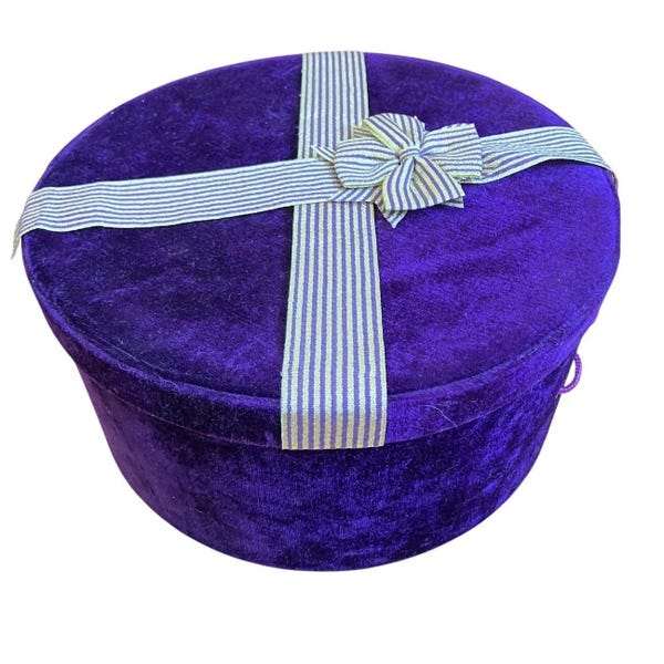 Decorative Hat Box - Etsy
