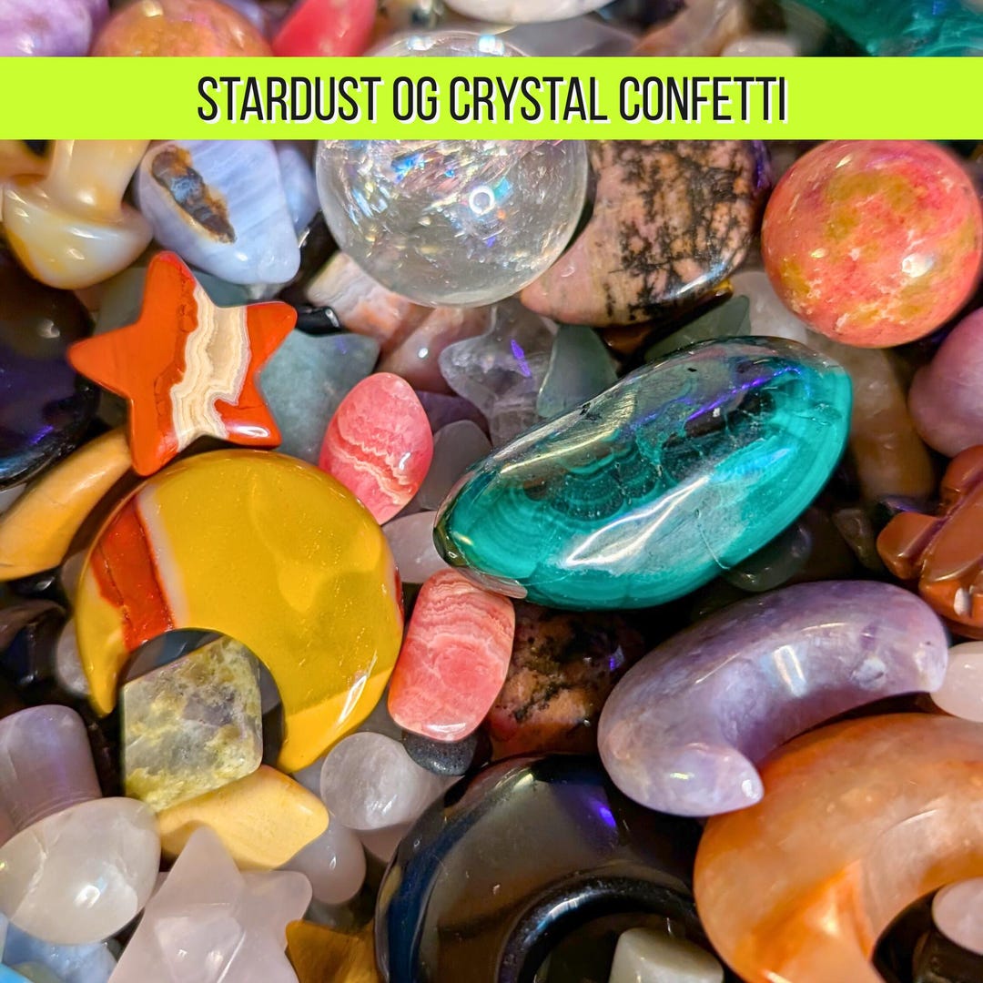 Stardust OG Crystal Confetti Lucky Scoop | Mixed Crystal Chips & Mini ...