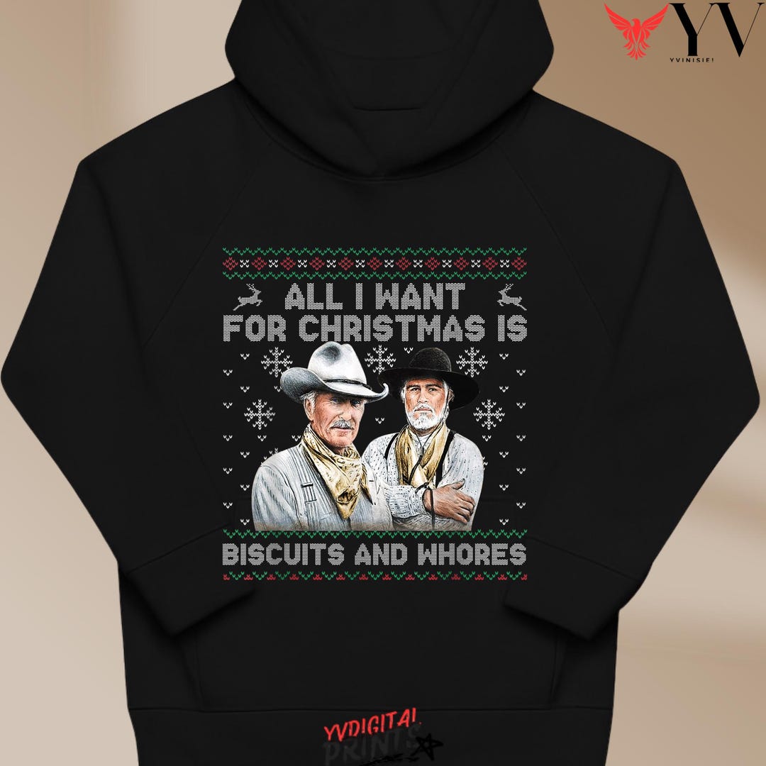 Western Cowboys Biscuits and Whores Christmas Quote PNG - Etsy