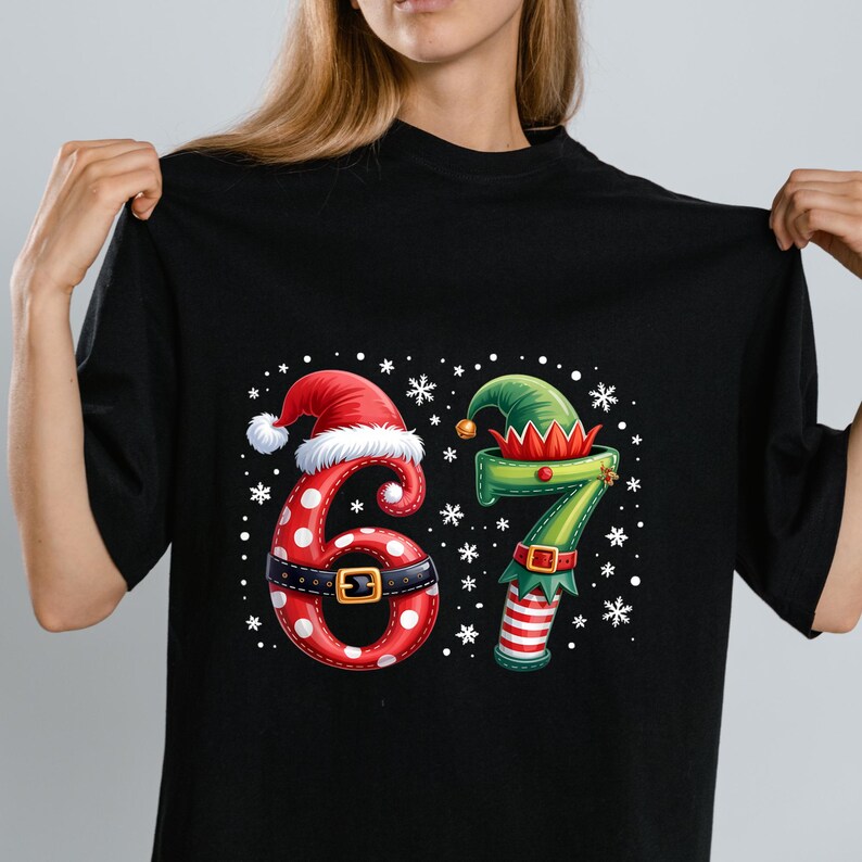 Christmas 67 Brainrot Meme PNG, Holiday Humor Clipart (digital Download ...
