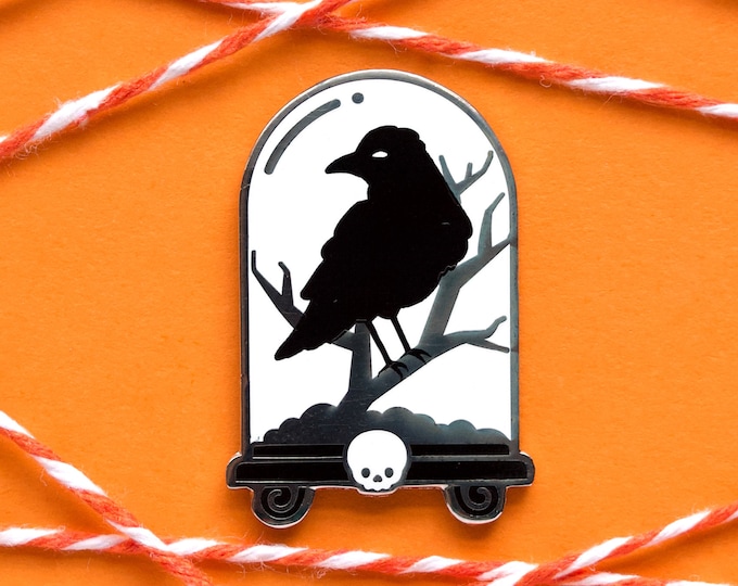 Deaths Head Moth Enamel Pin Hard Enamel Pin Moth Pin Spooky | Etsy