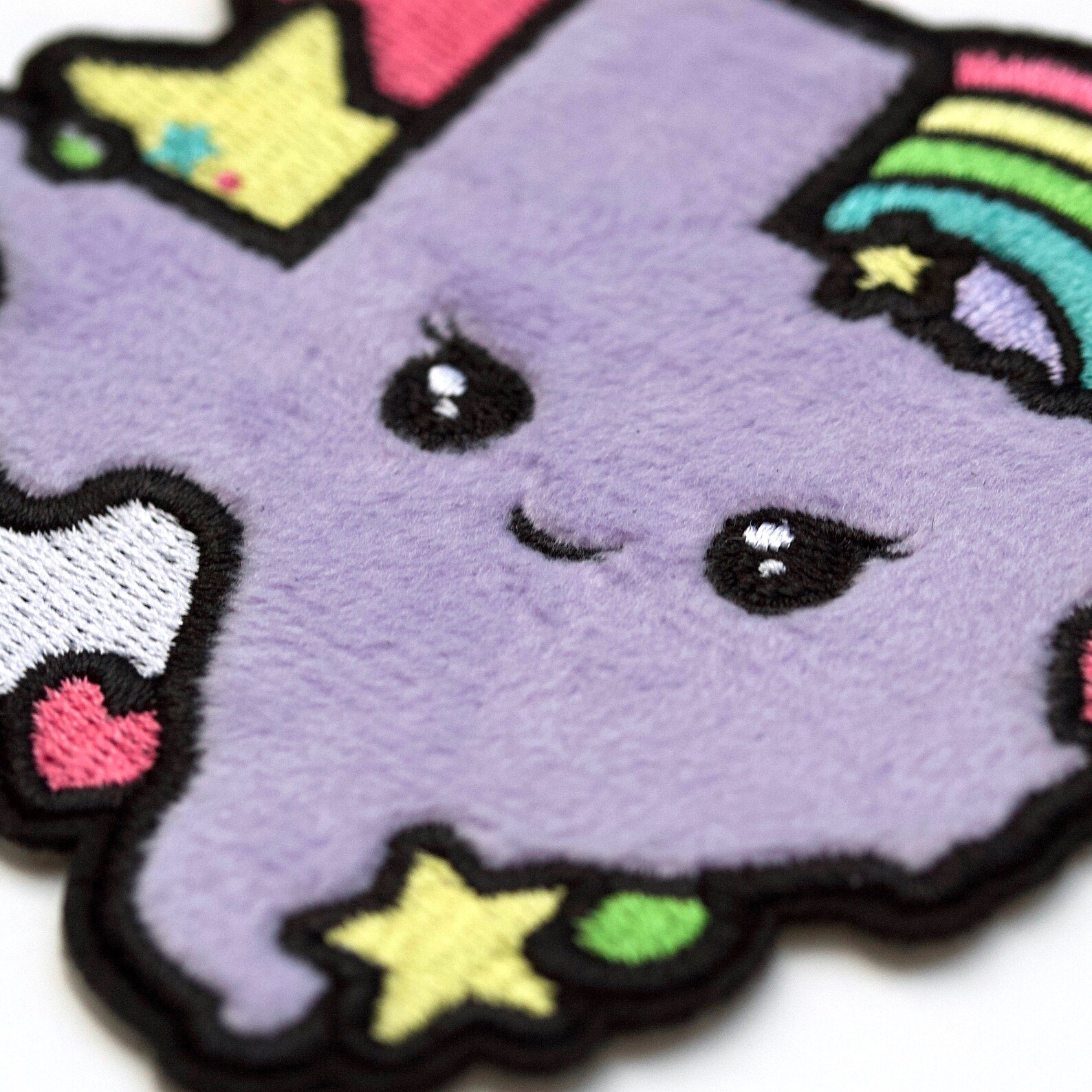 Fuzzy Texas Cutie Patch Sticker Adhesive Patch Texas - Etsy