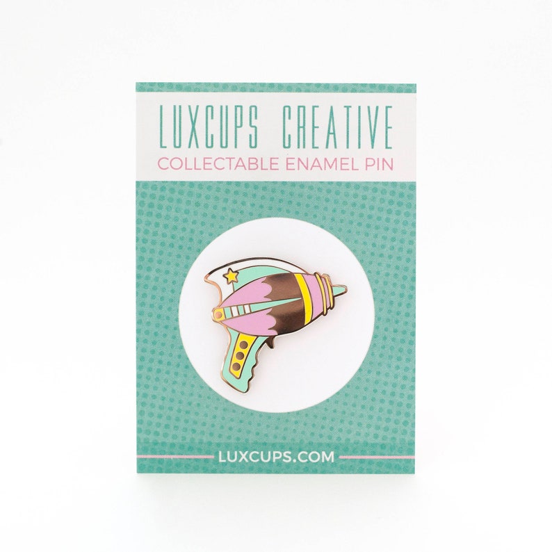 SALE Pastel Ray Gun Enamel Pin Hard Enamel Pin Cloisonné - Etsy