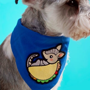 Fuzzy Tacodillo Patch Sticker Adhesive Patch Armadillo Applique Patch ...