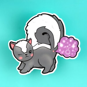 Skunky Spice Sticker - Skunk Weather-proof Vinyl Sticker Stinky Sticker ...
