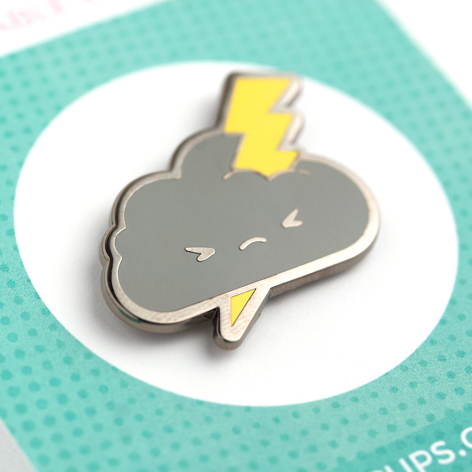 Grumble Cloud Pin Cloud Lapel Pin Grumpy Rain Cloud Gift | Etsy