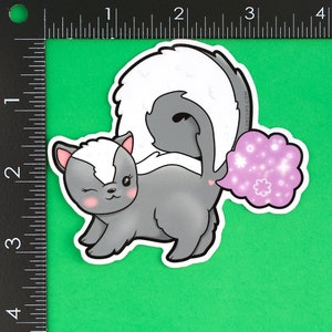 Skunky Spice Sticker - Skunk Weather-proof Vinyl Sticker Stinky Sticker ...