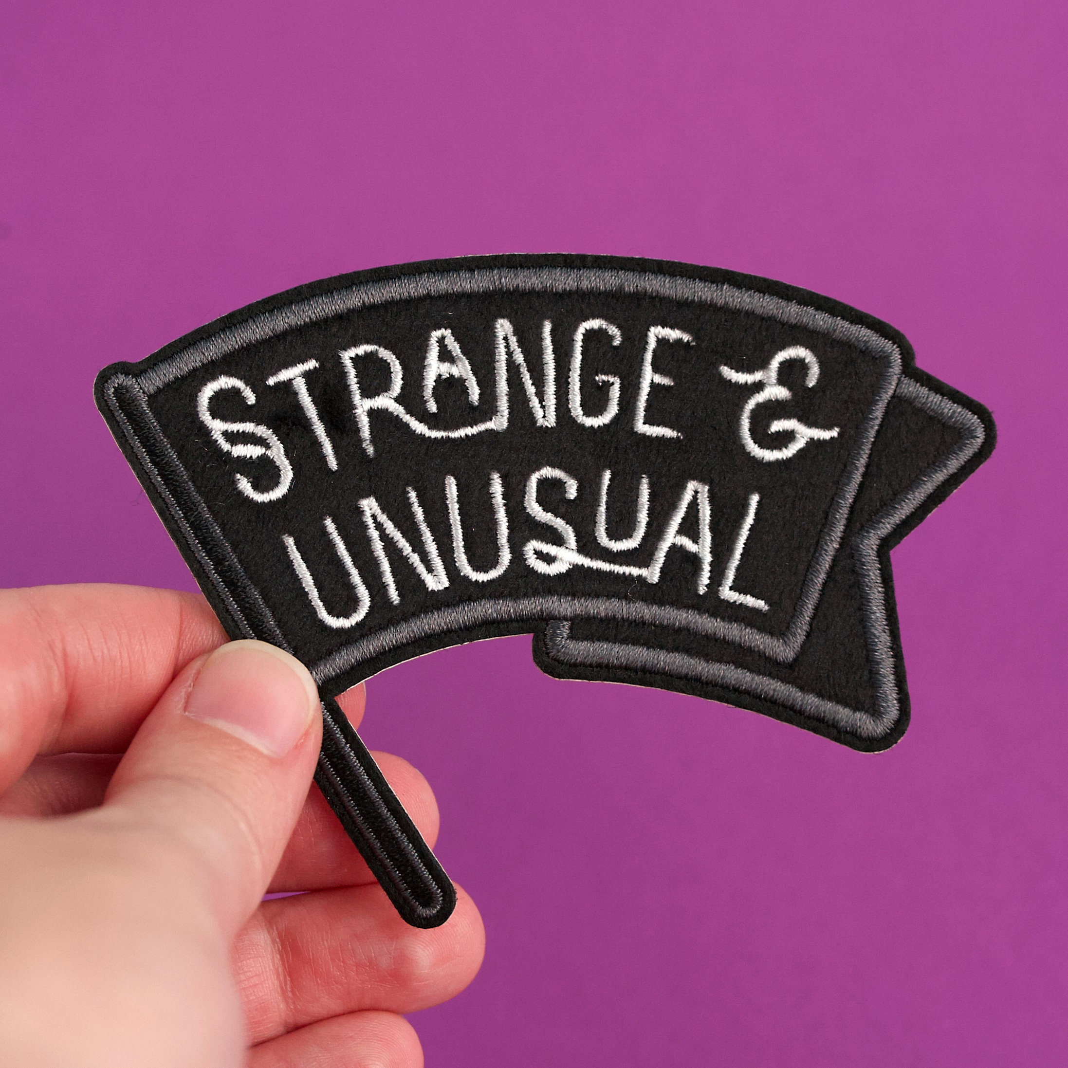 Strange and Unusual Patch Sticker Adhesive Patch Freak Flag - Etsy