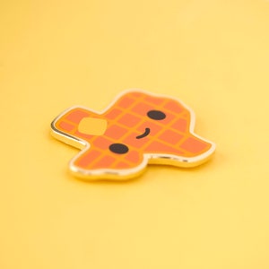 Texas Waffle Enamel Pin - Texas Pin Waffle Hard Enamel Pin Texan Lapel ...