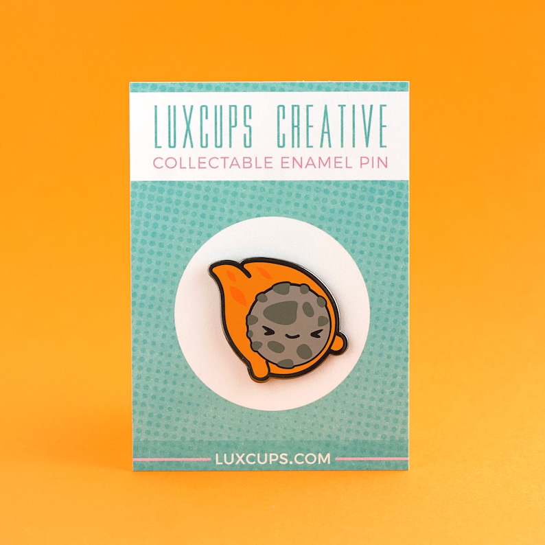 SALE Meteor Mike Enamel Pin - Hard Enamel Pin Cloisonné Outer Space ...