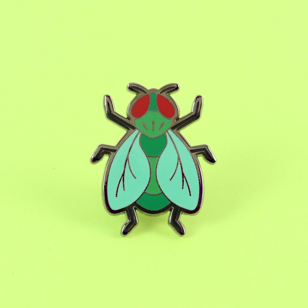 Fly Enamel Pin - Insect Enamel Pin Cloisonné Bugs Lapel Pin Buzz Badge ...