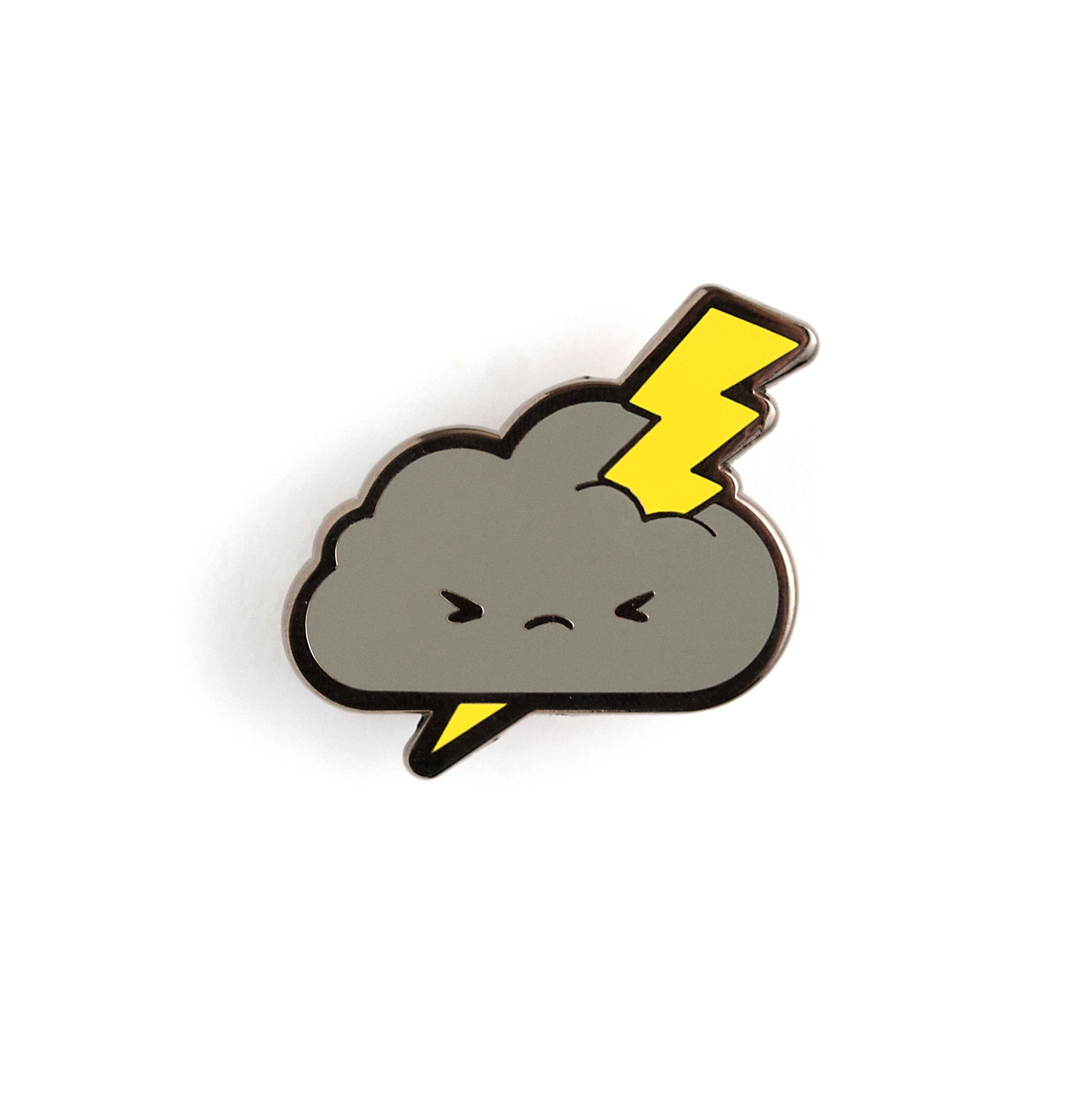 Grumble Cloud Pin Cloud Lapel Pin Grumpy Rain Cloud Gift | Etsy