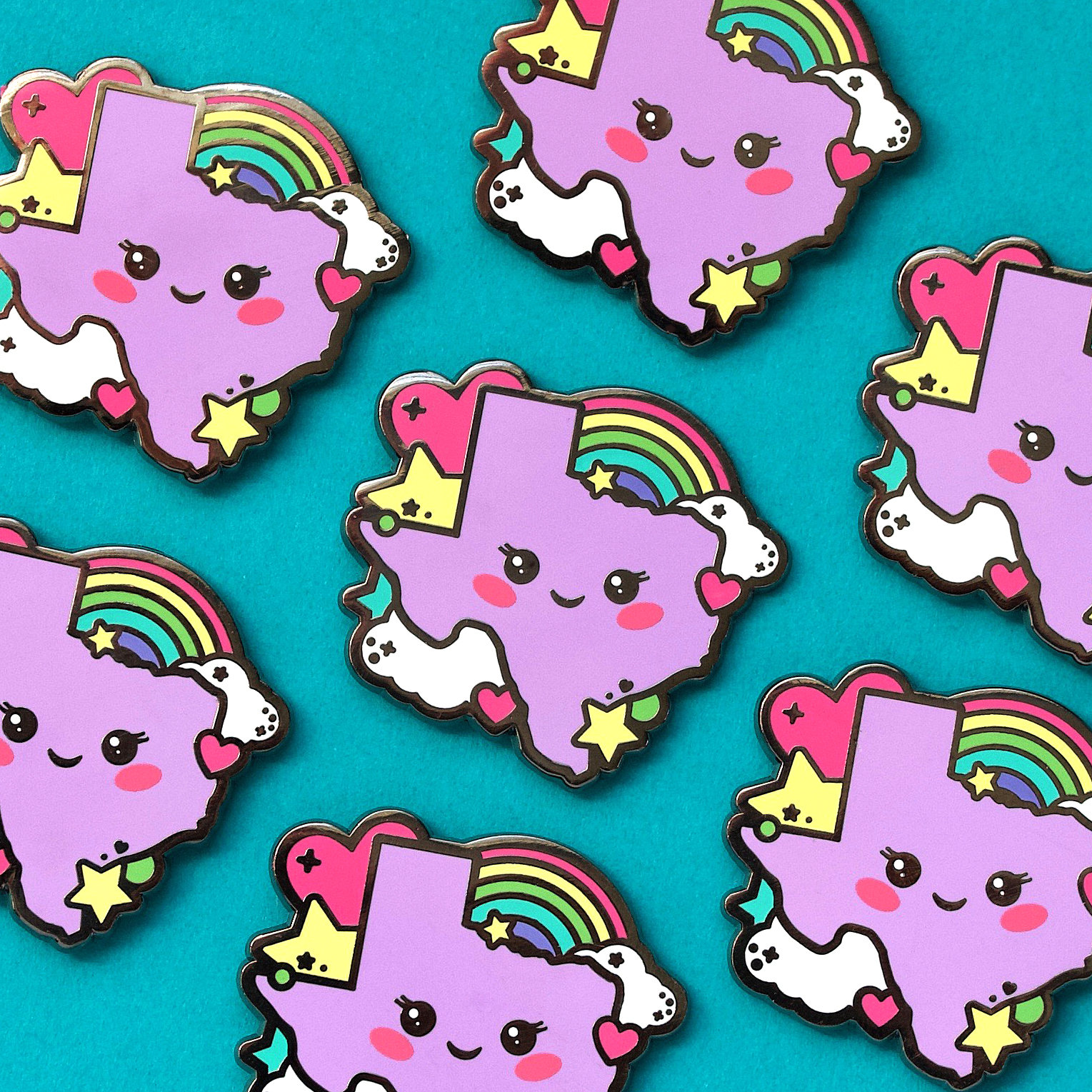 Texas Cutie Enamel Pin Cute Texas Enamel Pin Texas Lapel Pin | Etsy