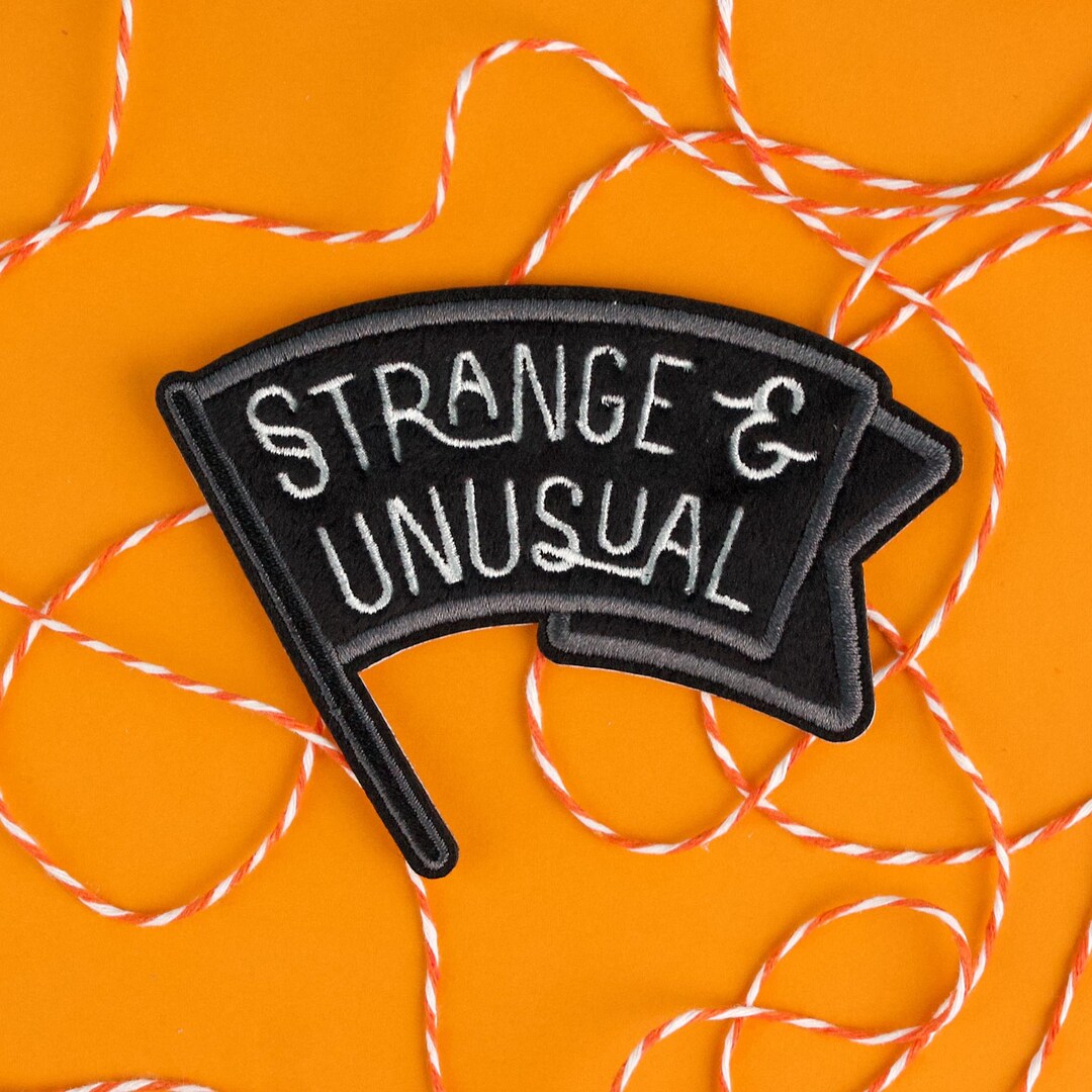 Strange and Unusual Patch Sticker Adhesive Patch Freak Flag Applique ...