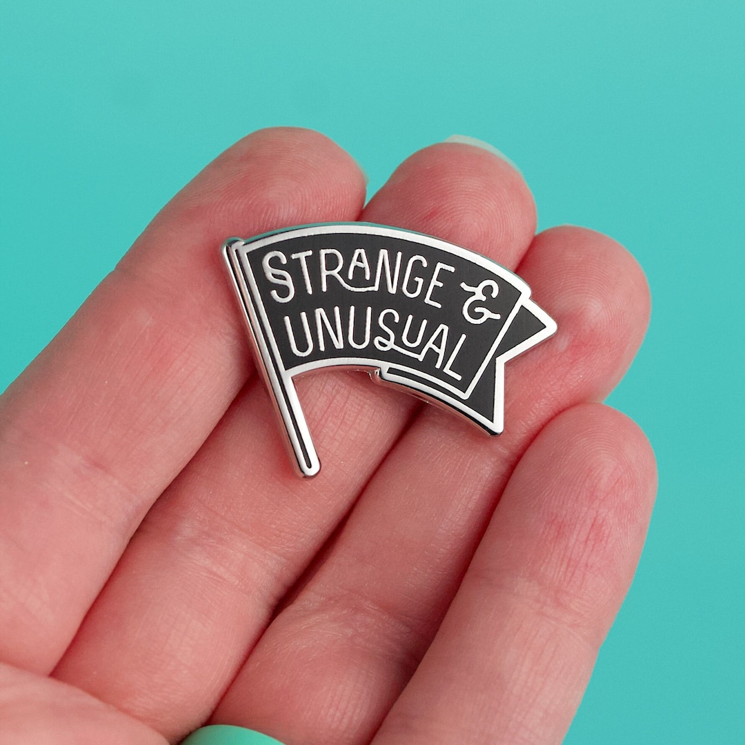 Strange & Unusual Enamel Pin - Beetlejuice Pin Hard Enamel Freak Flag ...