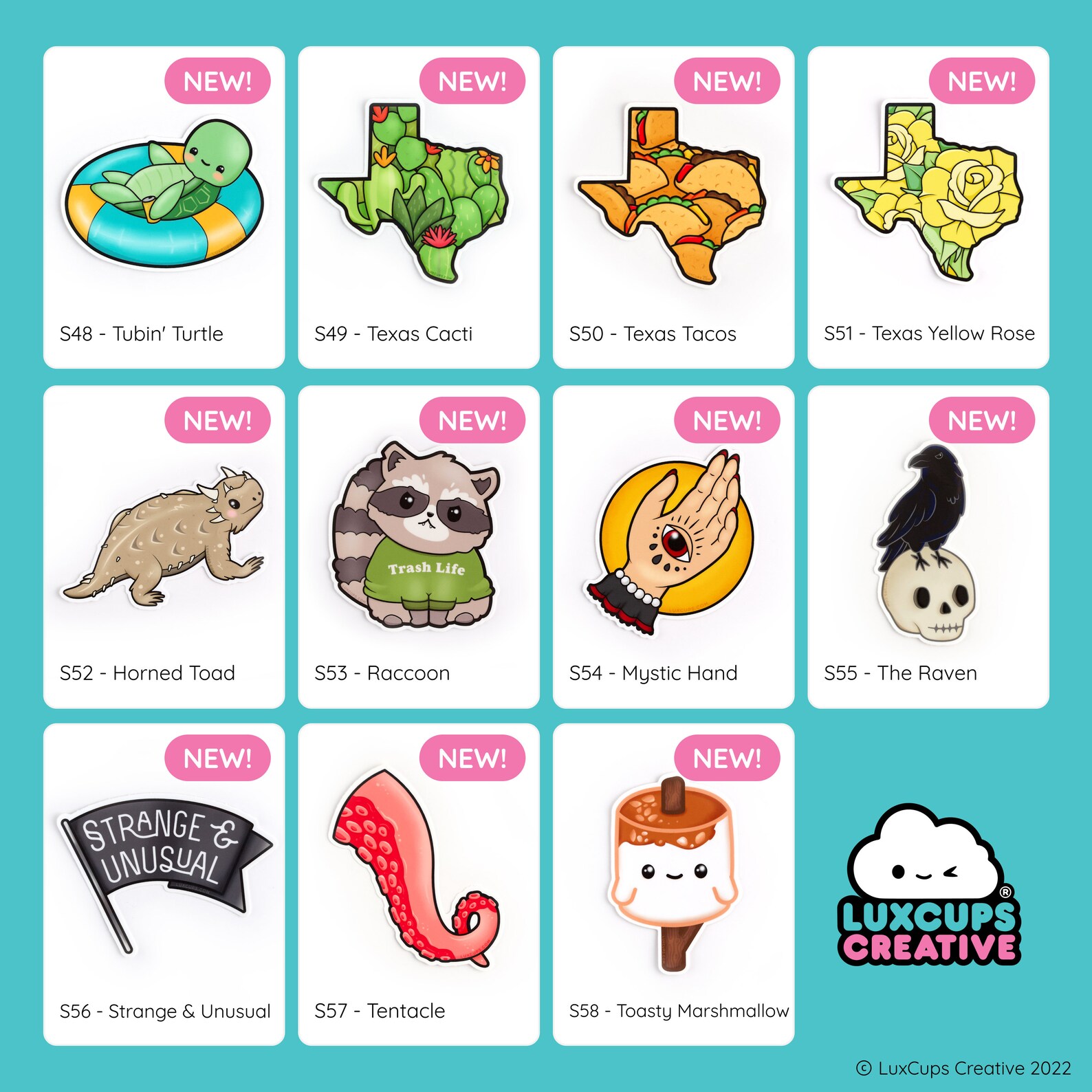 Pick 3 Vinyl Stickers Weather Proof Vinyl Sticker Cute - Etsy