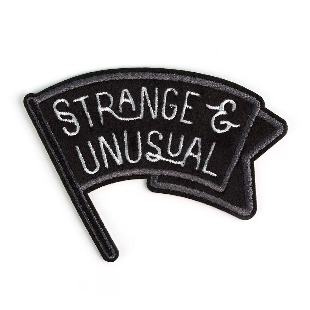 Strange and Unusual Patch Sticker Adhesive Patch Freak Flag - Etsy