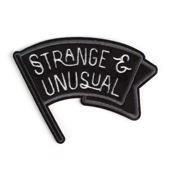 Strange and Unusual Patch Sticker Adhesive Patch Freak Flag - Etsy