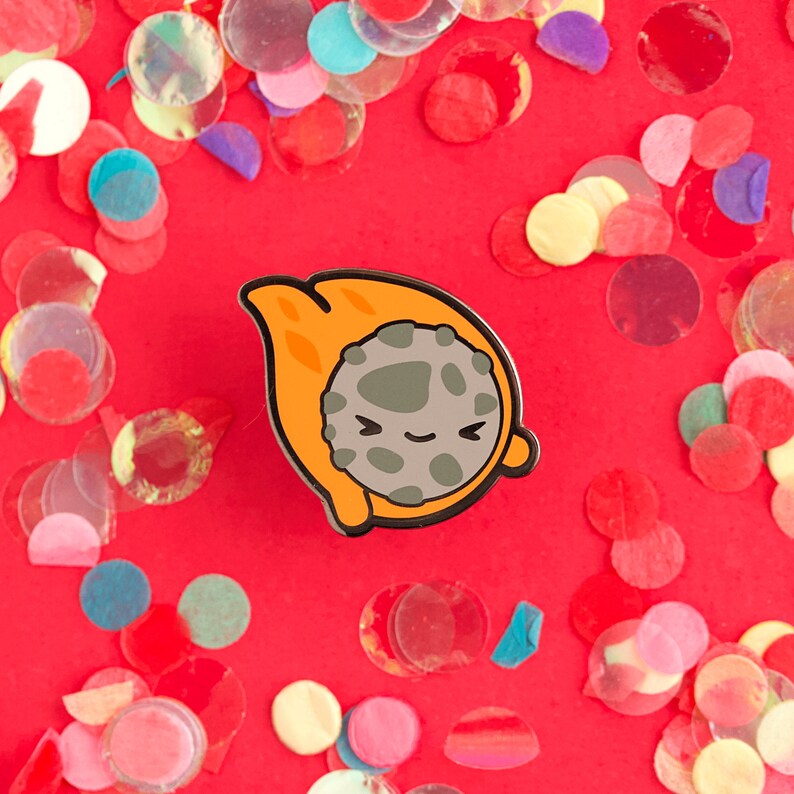 SALE Meteor Mike Enamel Pin - Hard Enamel Pin Cloisonné Outer Space ...