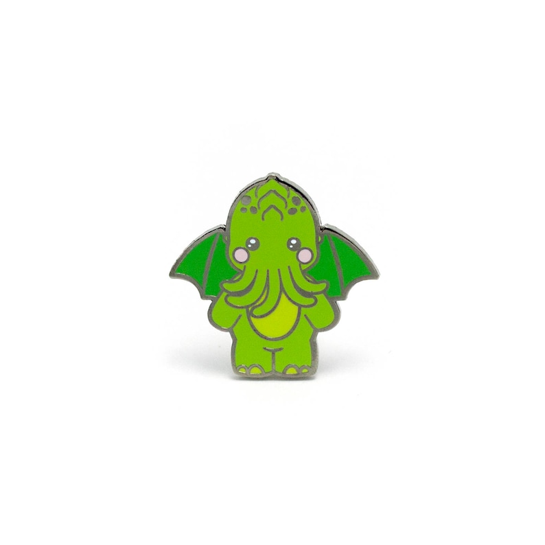 Cute-thulhu Enamel Pin Hard Enamel Pin Cloisonné Cthulhu | Etsy
