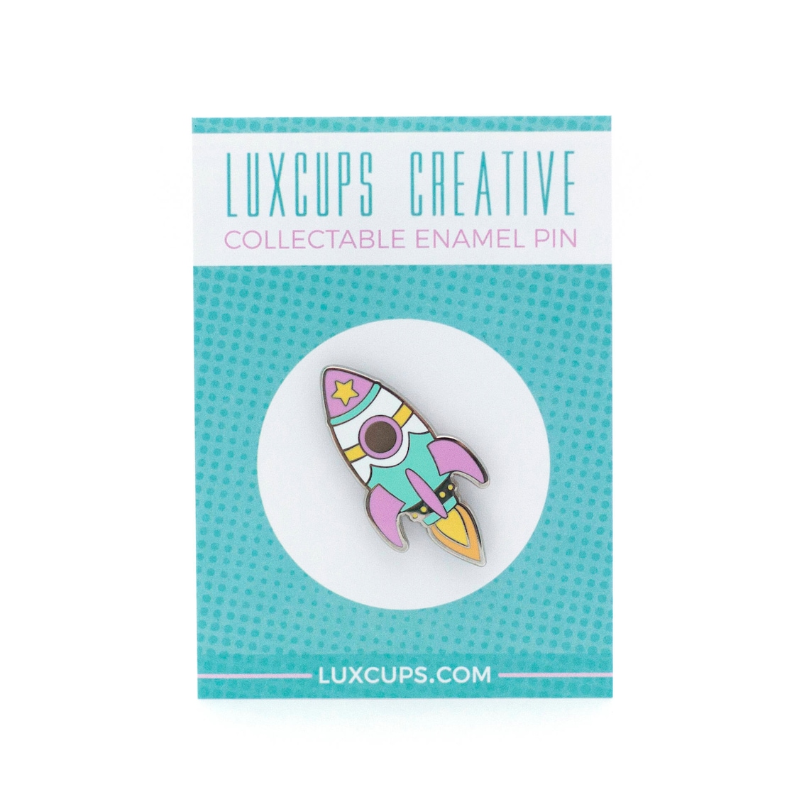 SALE Pastel Retro Rocket Enamel Pin Hard Enamel Pin - Etsy Canada