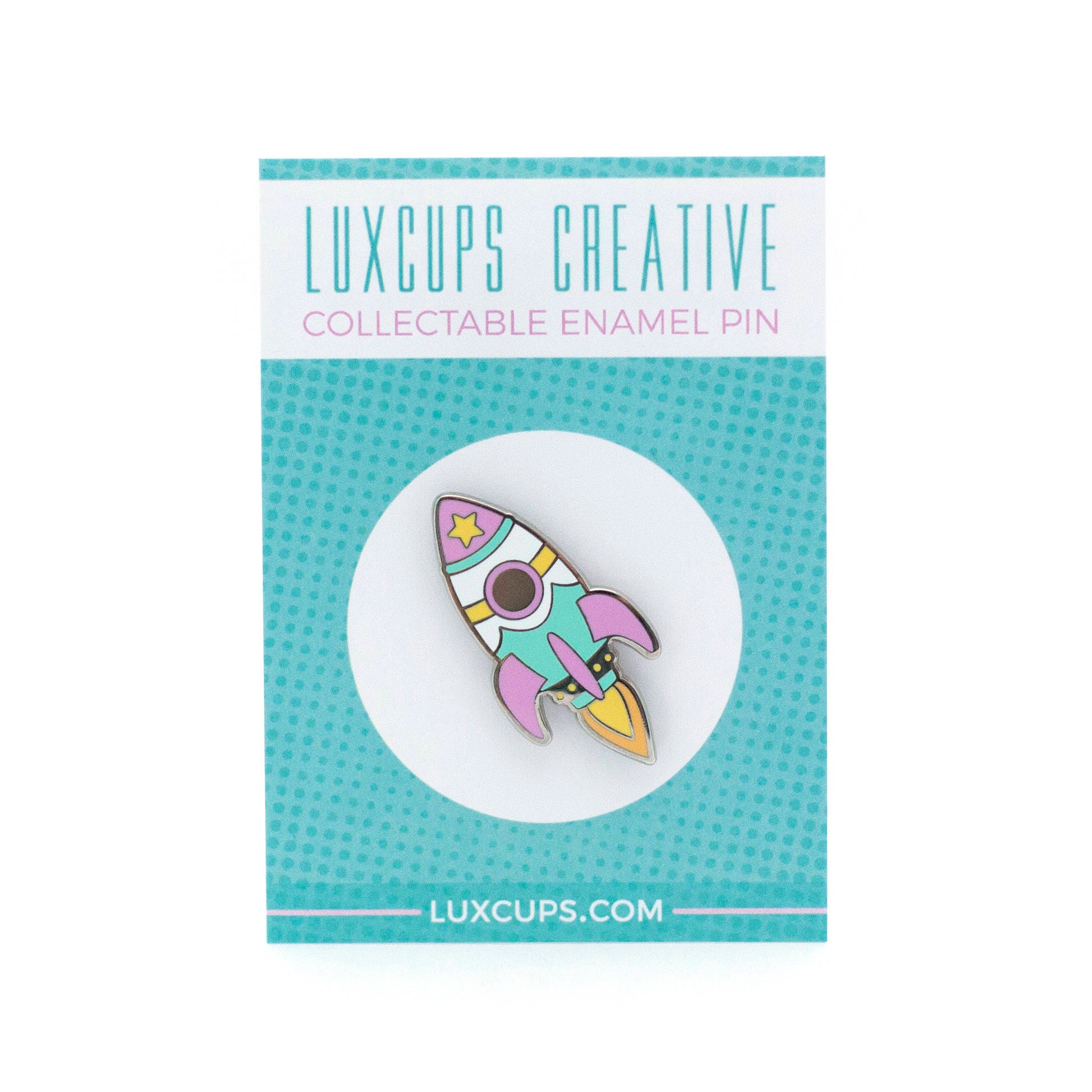 SALE Pastel Retro Rocket Enamel Pin Hard Enamel Pin - Etsy Canada