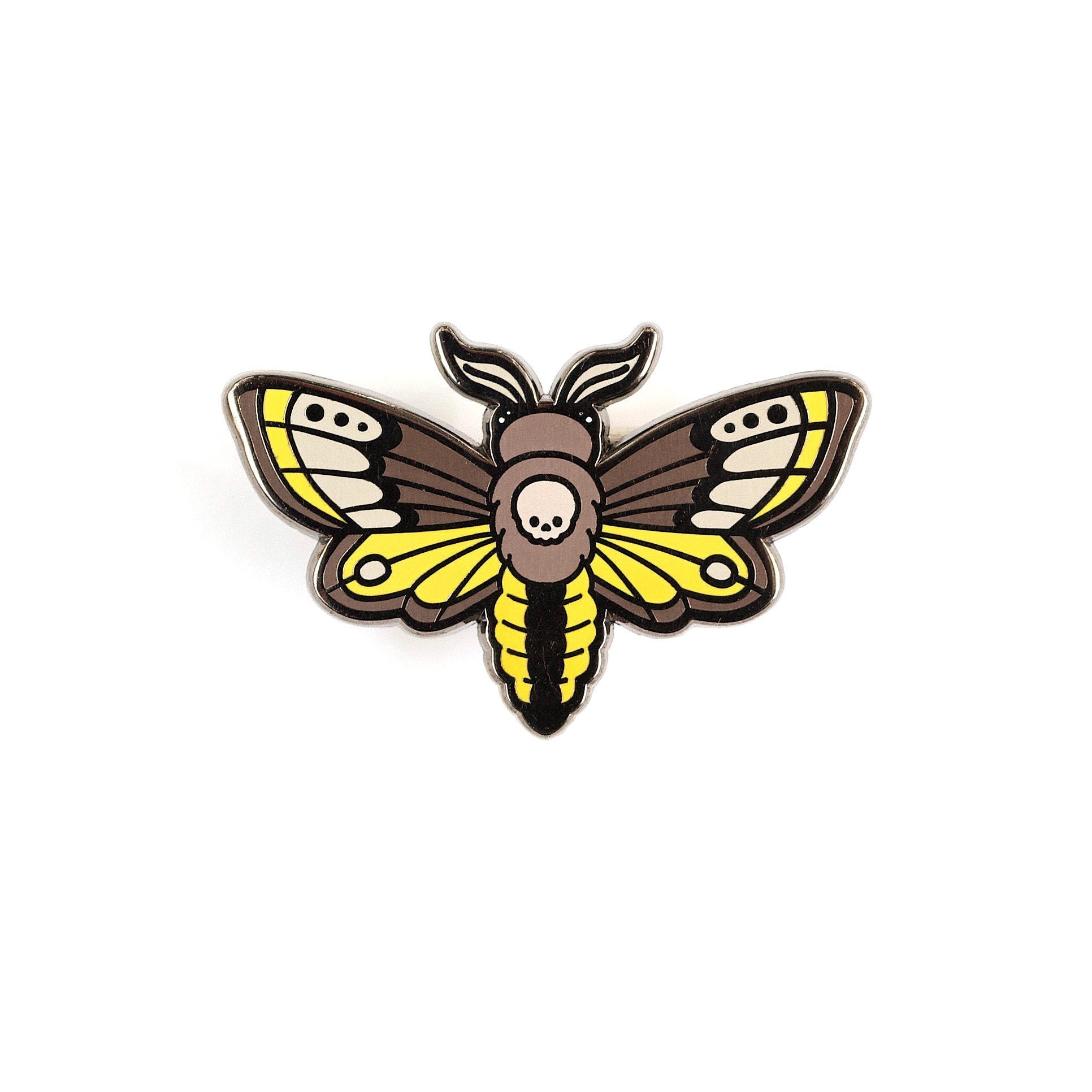 Deaths Head Moth Enamel Pin Hard Enamel Pin Moth Pin Spooky | Etsy