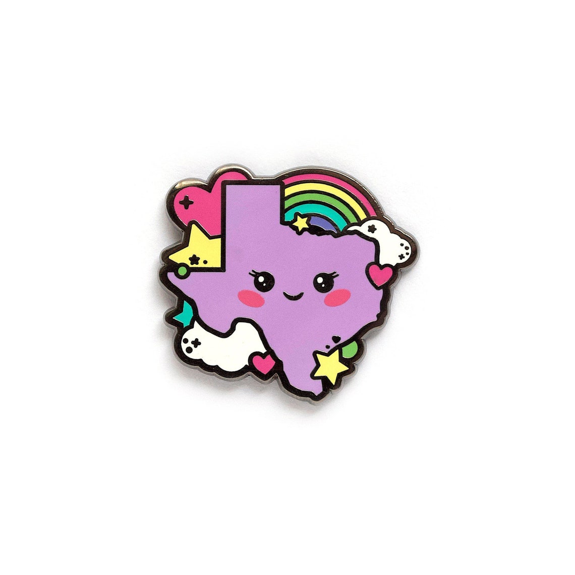Texas Cutie Enamel Pin Cute Texas Enamel Pin Texas Lapel Pin - Etsy