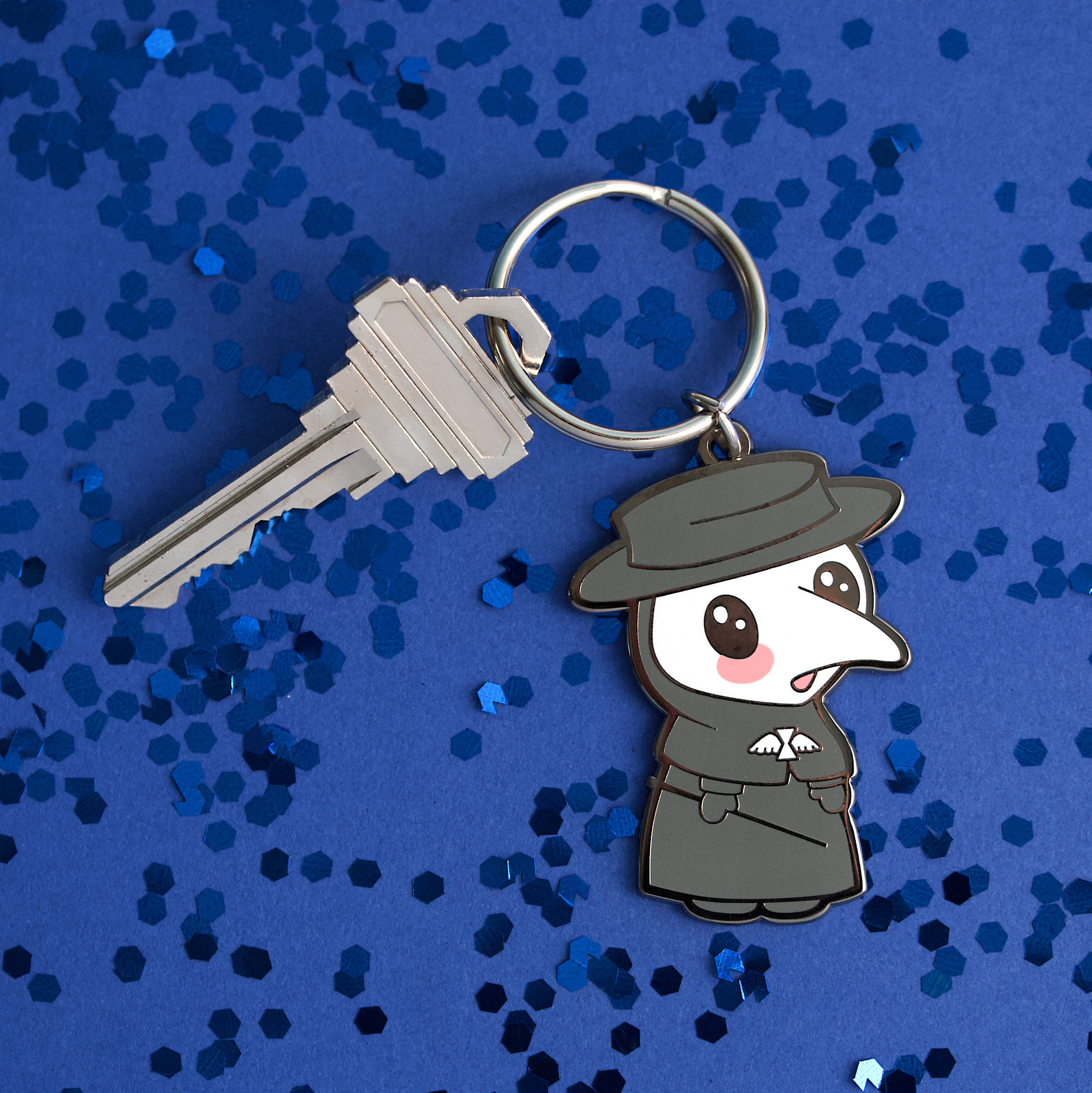 Plague Doctor Keychain Kawaii Keychain Gift Cute Plague - Etsy