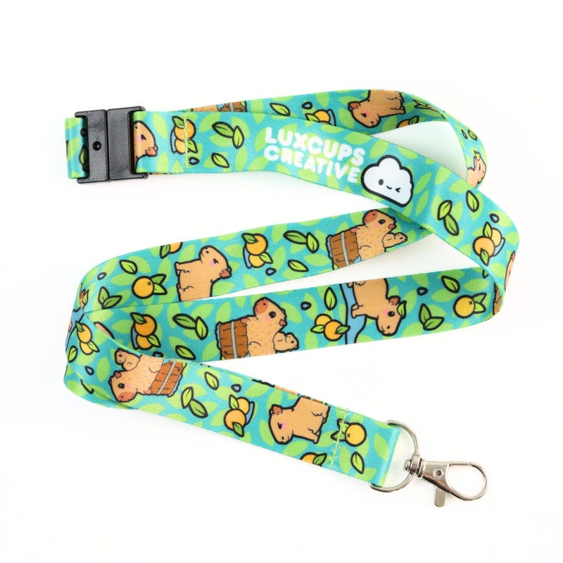 Capybara Lanyard With Id - Etsy
