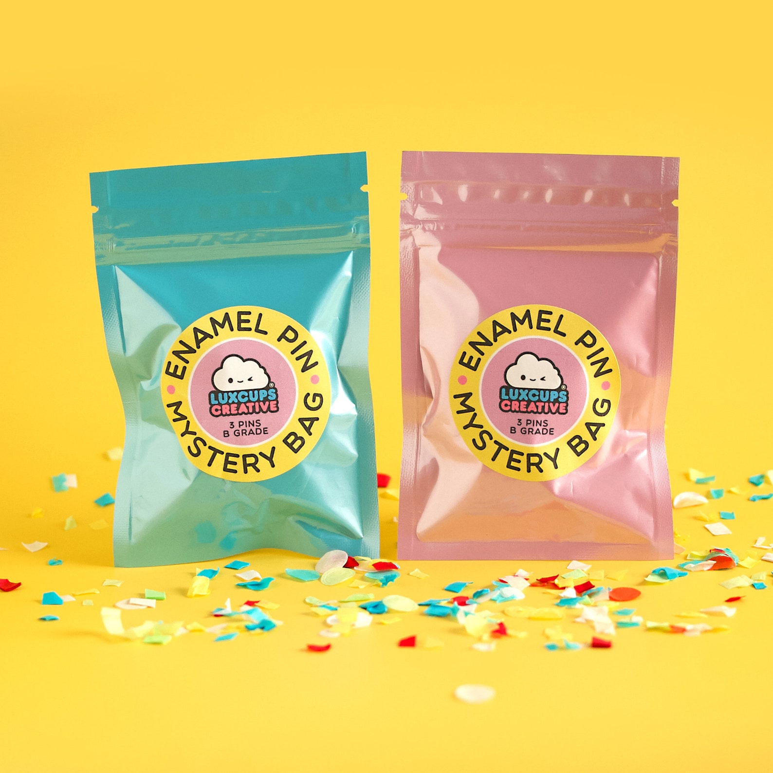 3 Enamel Pin Mystery Bag Blind Bag Collectable Enamel Pin - Etsy