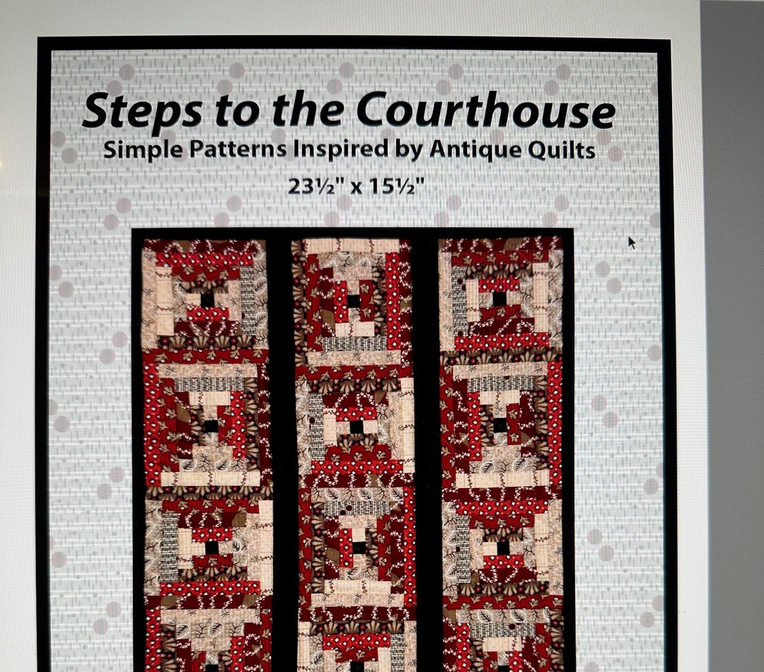 Steps to the Courthouse Digital Pattern - Etsy