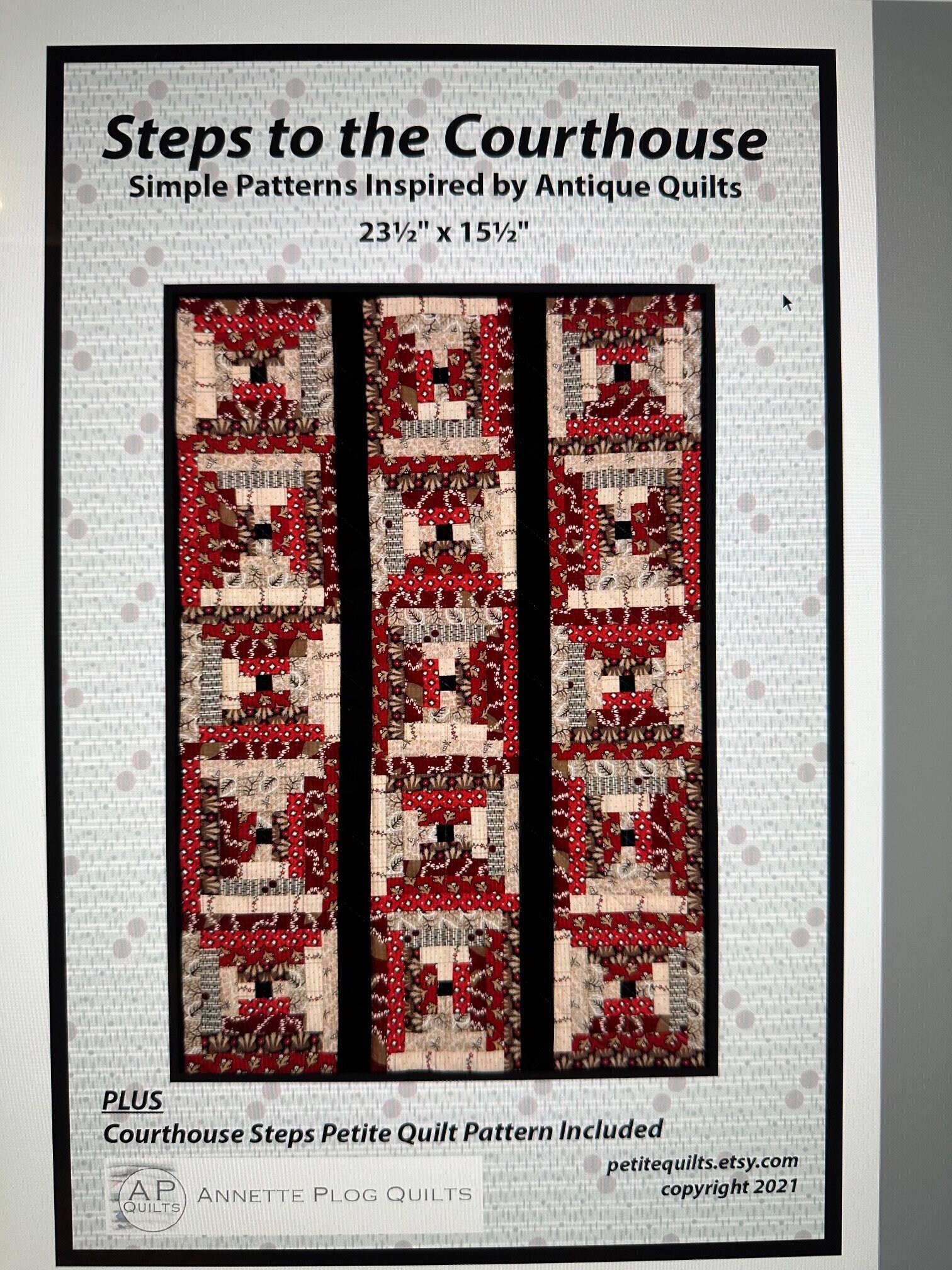 Steps to the Courthouse Digital Pattern - Etsy