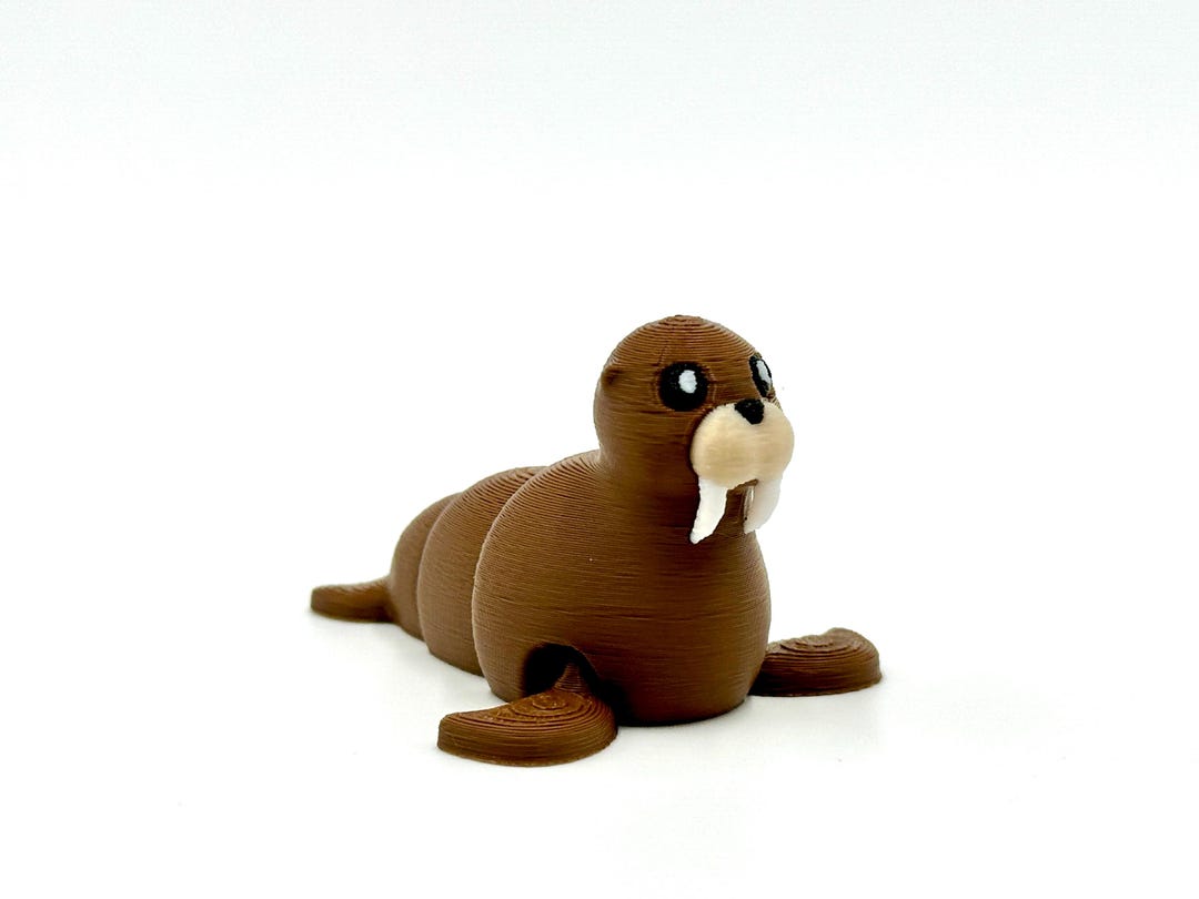 NEW - Flexi Walrus, Marine Animal - Fidget Toy - Cute Gift Idea - Etsy
